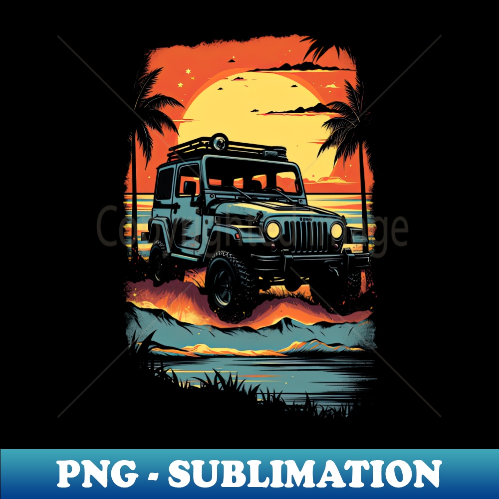 Jeep Beach Life - Signature Sublimation PNG File - Enhance Y | Inspire ...
