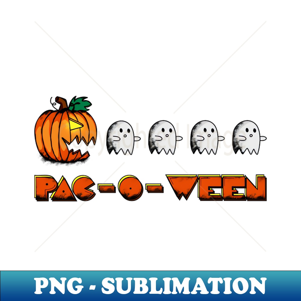 Pac-man Halloween - Aesthetic Sublimation Digital File - Per | Inspire ...