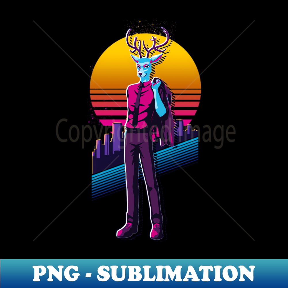 Louis - Beastars 80s retro - High-Resolution PNG Sublimation | Inspire ...