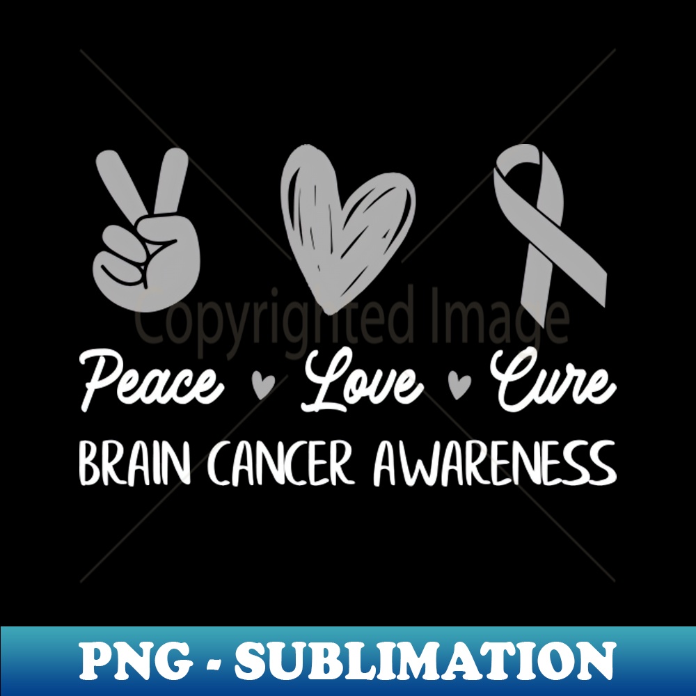 Brain Cancer Awareness - Modern Sublimation PNG File - Bold | Inspire ...