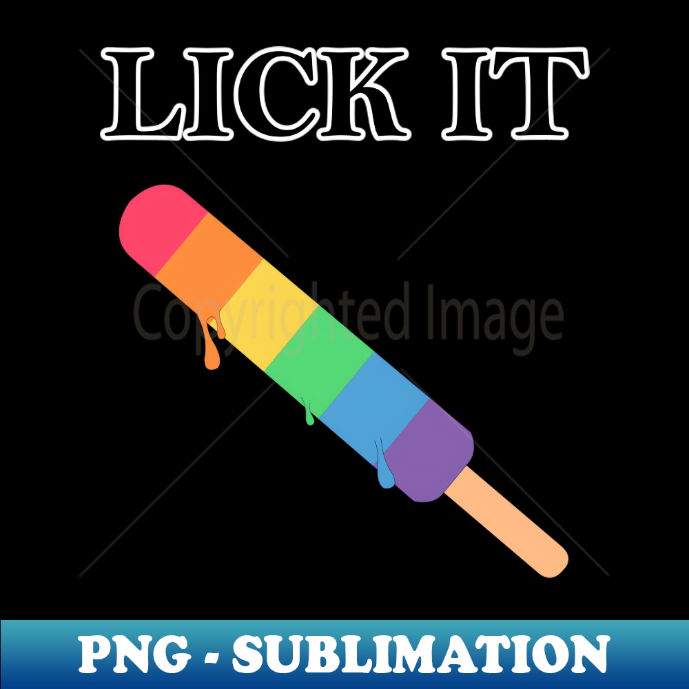 Lick it Pride popsicle stick - High-Resolution PNG Sublimati | Inspire ...