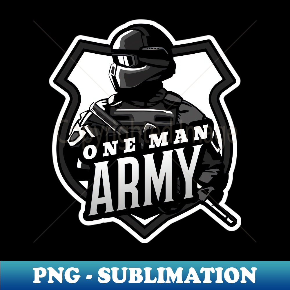 One MAN Army - Digital Sublimation Download File - Defying t | Inspire ...