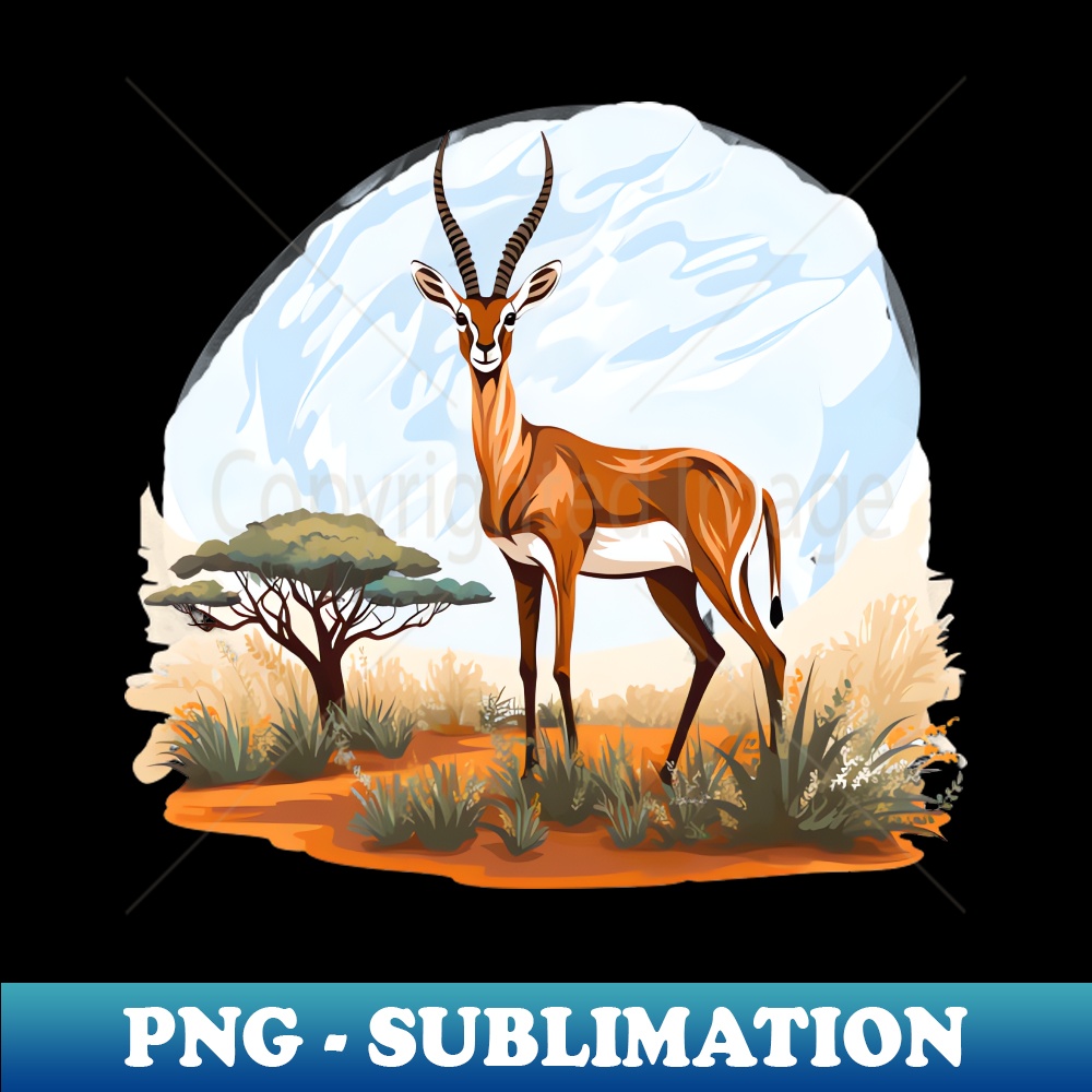 Springbok - PNG Transparent Sublimation Design - Create with - Inspire ...