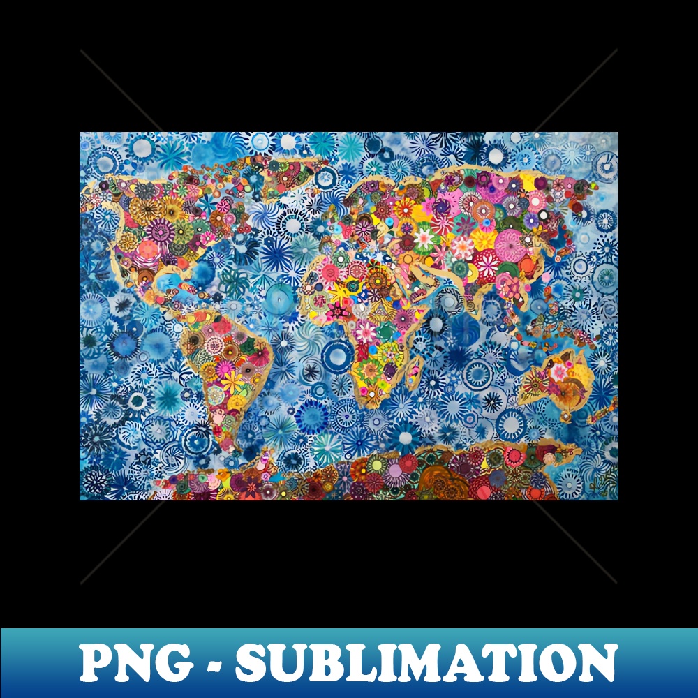 Spirograph World Map the sequel a Patterned Spirograph Colla | Inspire ...