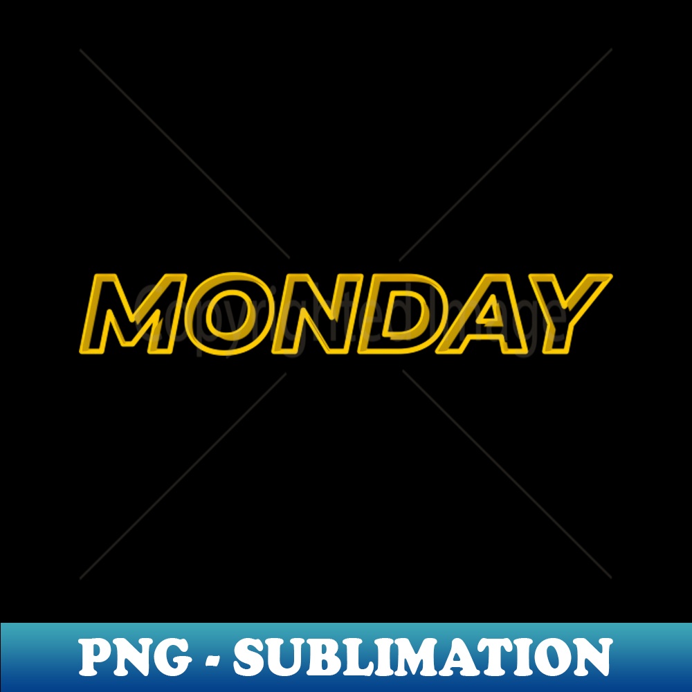 Monday - PNG Transparent Sublimation File - Capture Imaginat - Inspire ...