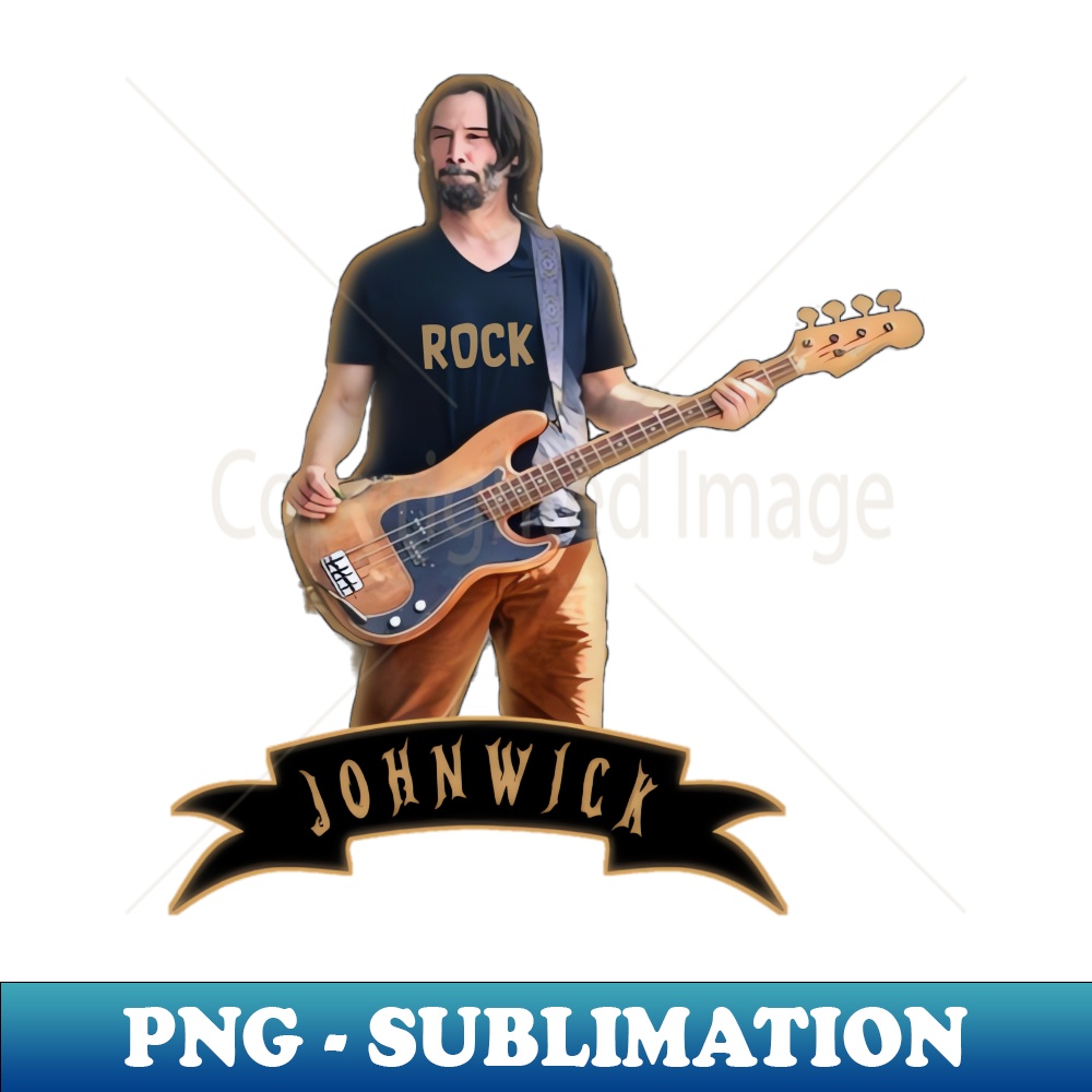 Guitarist John Wick logo - Instant PNG Sublimation Download | Inspire ...