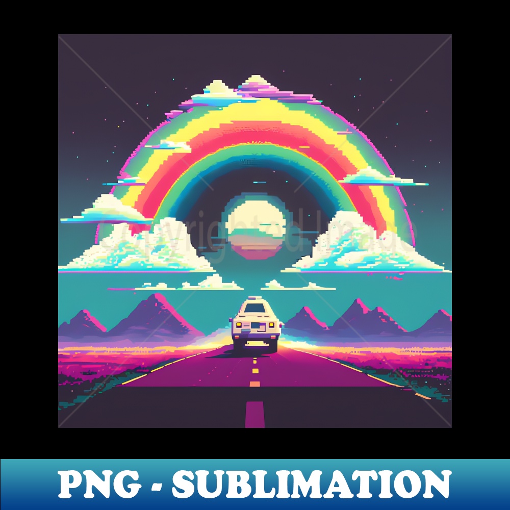 Lone car on highway to adventure - Exclusive Sublimation Dig | Inspire ...