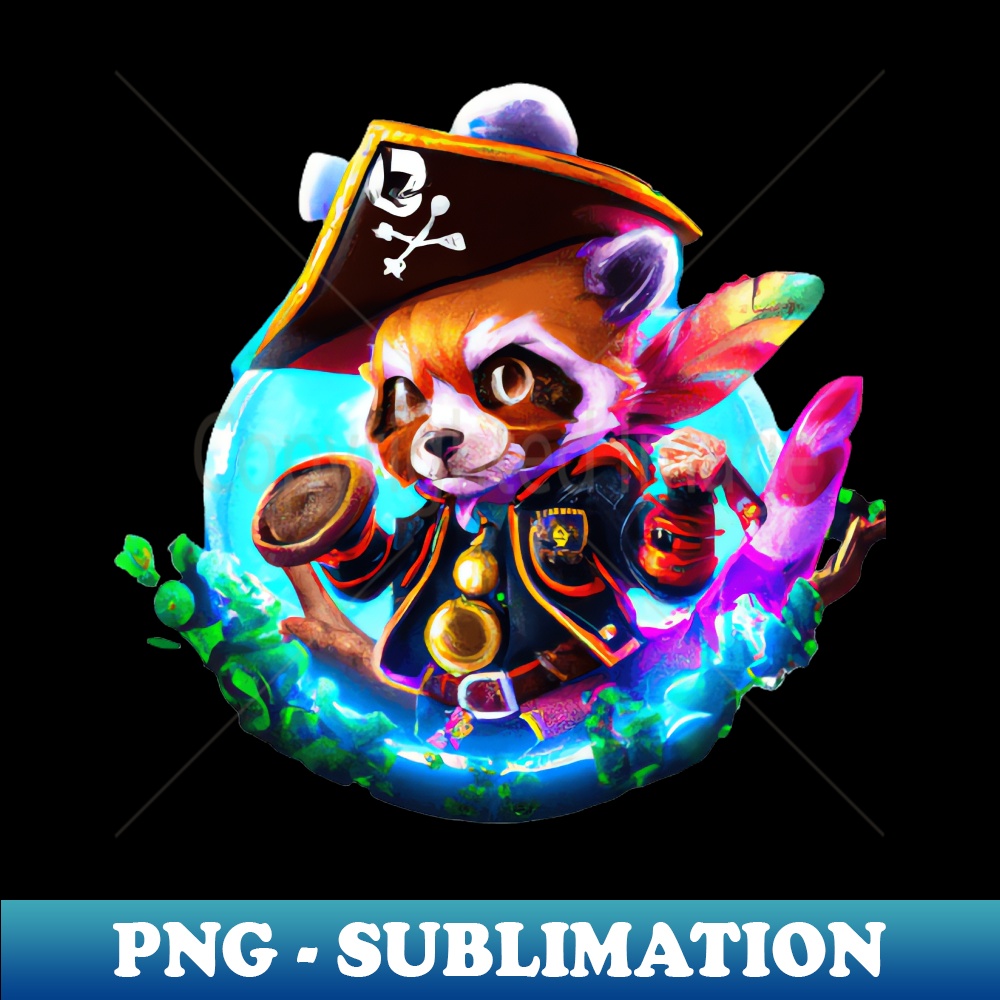 Red panda pirates outfit - Stylish Sublimation Digital Downl | Inspire ...