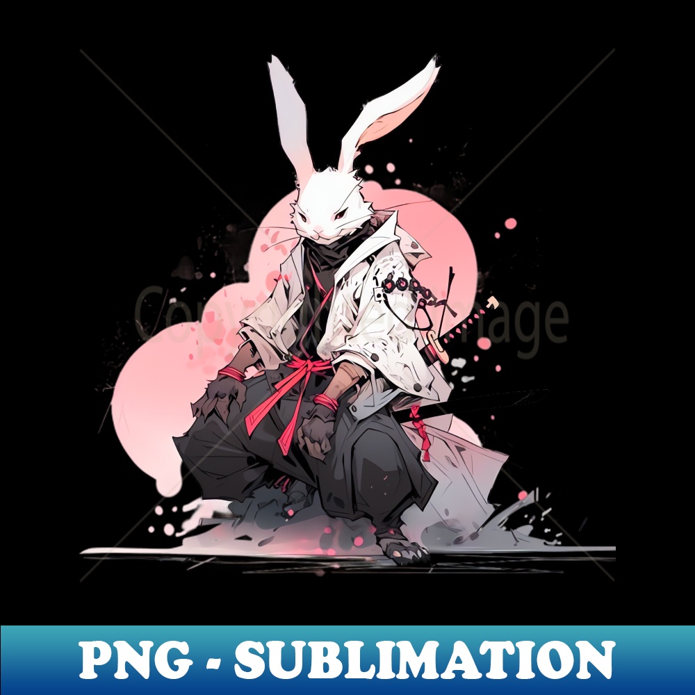 The Way of the Samurai Rabbit - Signature Sublimation PNG Fi | Inspire ...