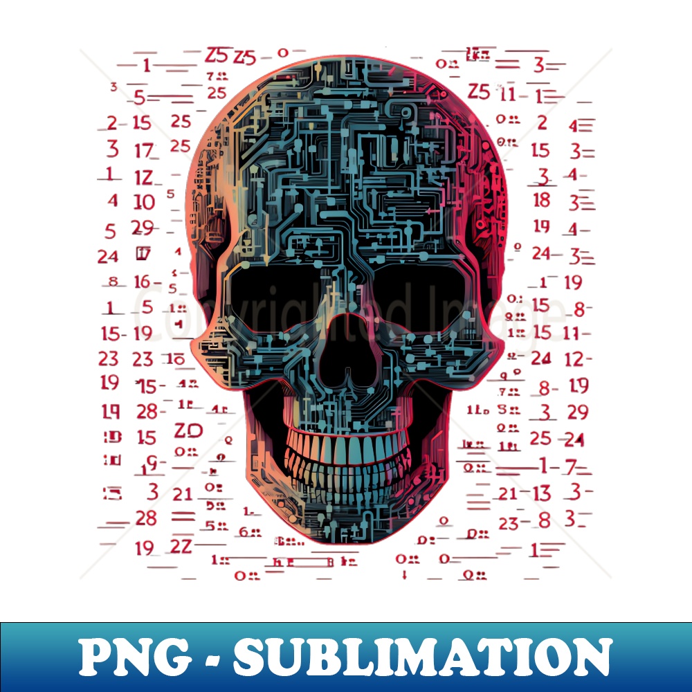 Skull electronic circuit - Vintage Sublimation PNG Download | Inspire ...