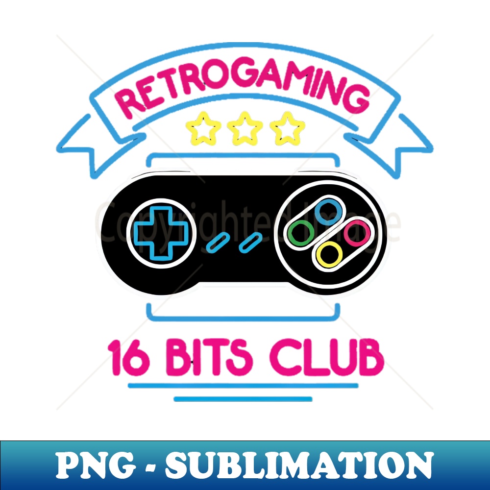 16 Bit Retro Gamer - PNG Transparent Digital Download File f | Inspire ...