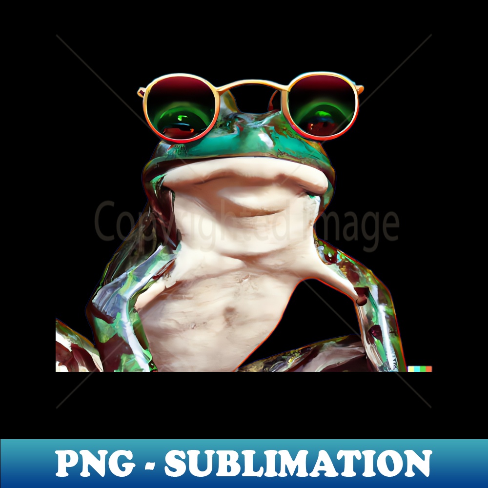 The Smart Frog - PNG Transparent Digital Download File for S | Inspire ...