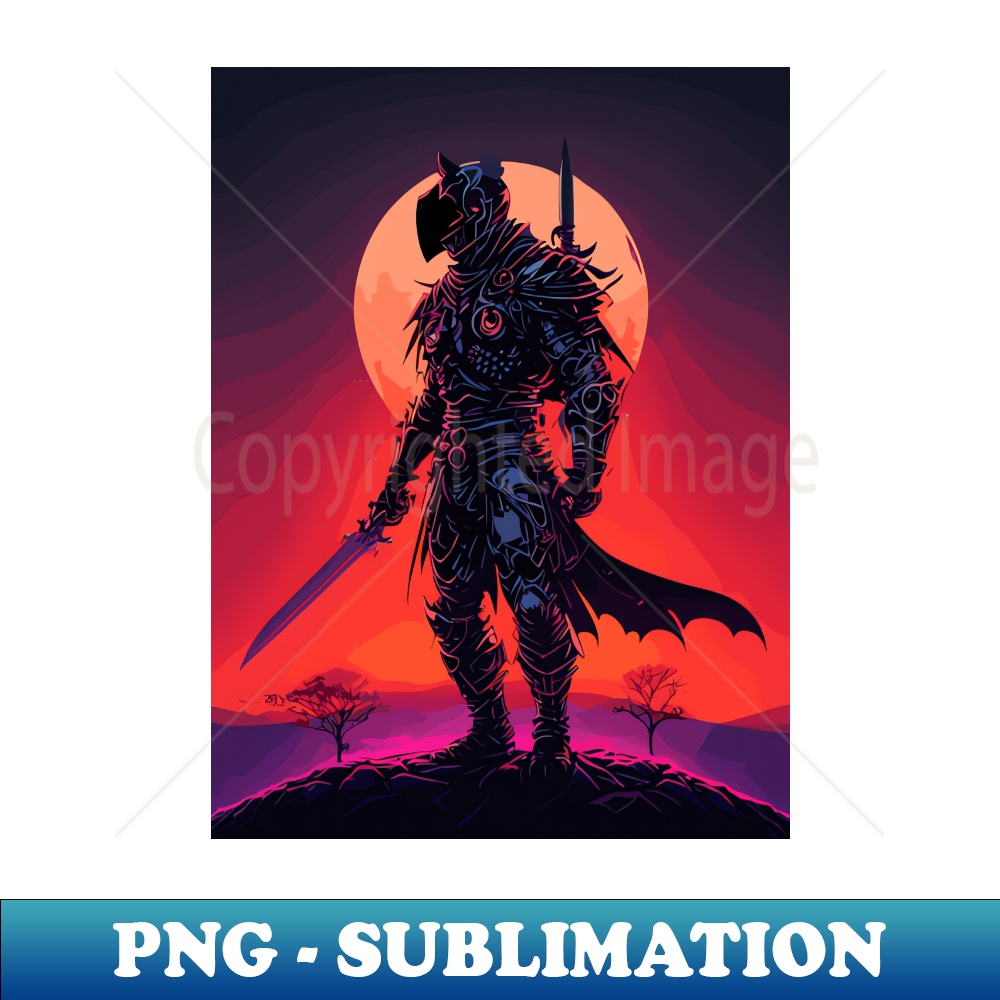 Ghost Knight - PNG Transparent Sublimation Design - Unlock V | Inspire ...