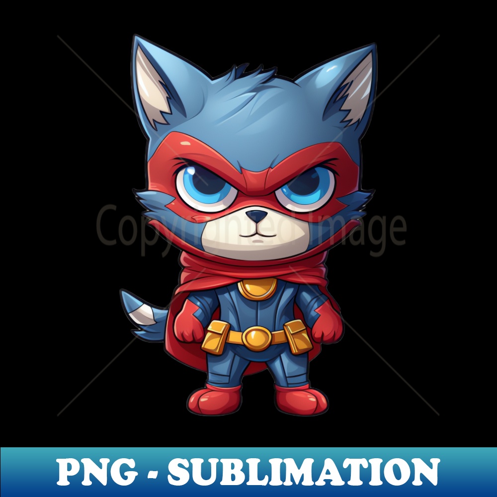 Super Meow - Halloween - PNG Transparent Sublimation File - | Inspire Uplift