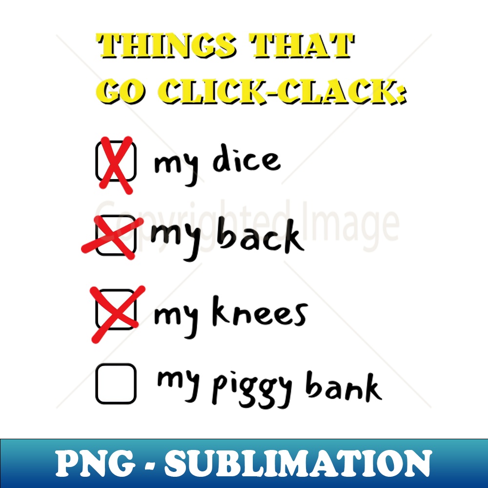 Things That Go Click-Clack - PNG Transparent Sublimation Fil | Inspire ...