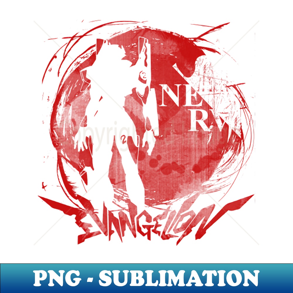 Nerv-Evangelion-002 anime manga - Retro PNG Sublimation Digi | Inspire ...