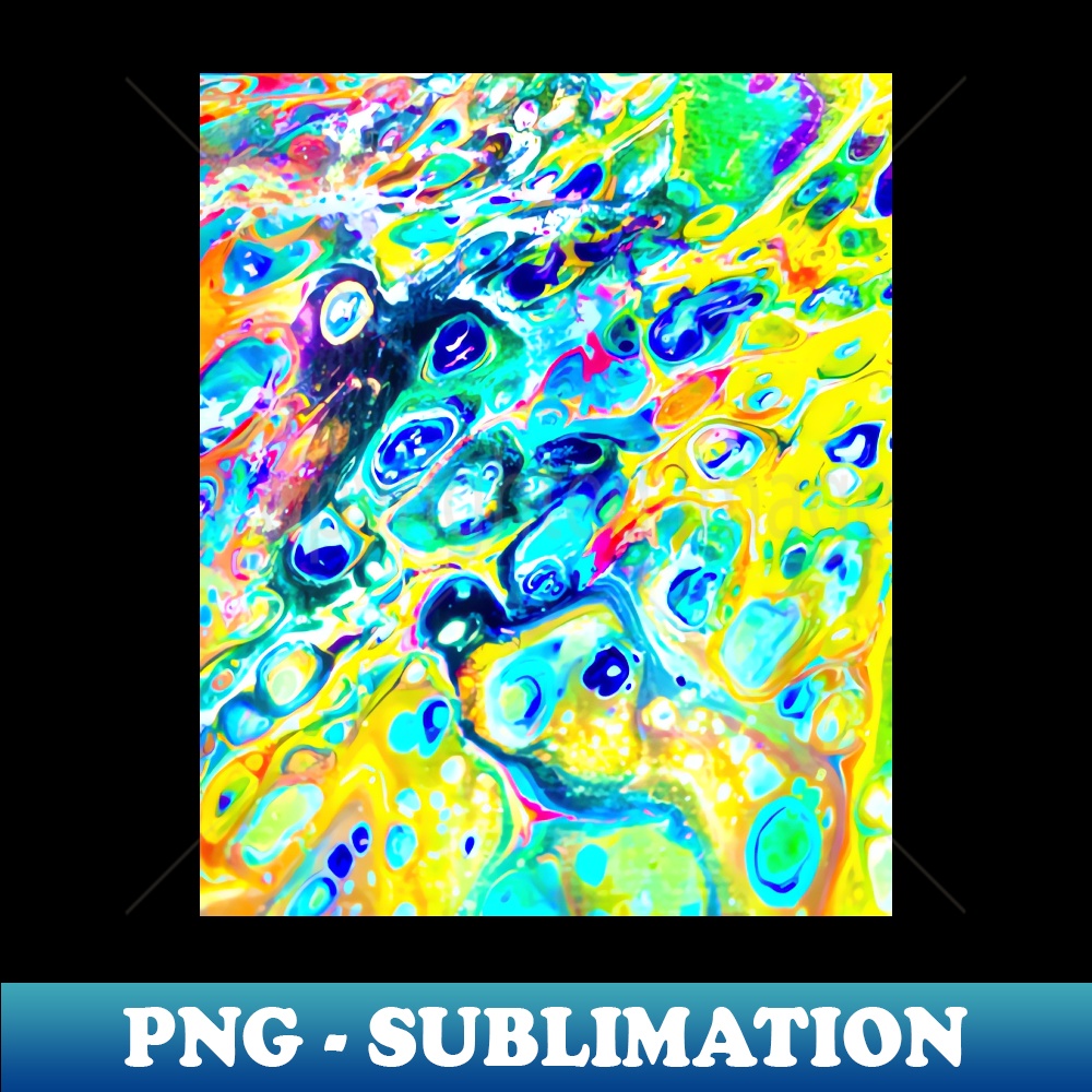 Rainbow acrylic pouring art - Professional Sublimation Digit - Inspire ...