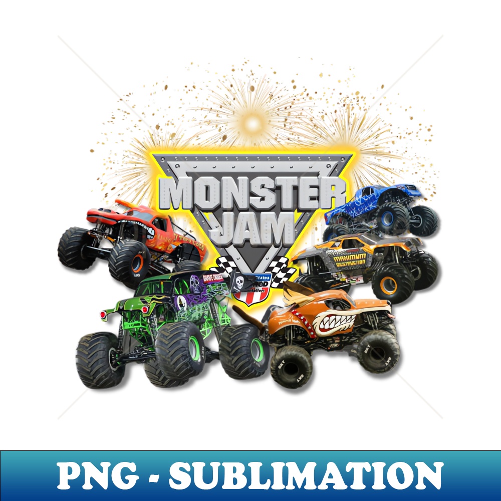 Monster jam - Professional Sublimation Digital Download - De | Inspire ...