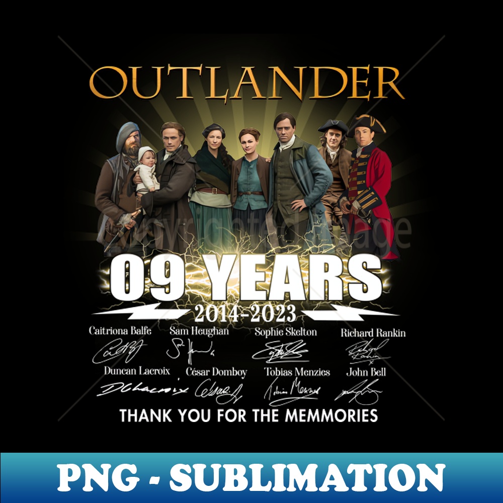 08 Years Outlander Anniversary Thank You For The Memories Mo | Inspire ...