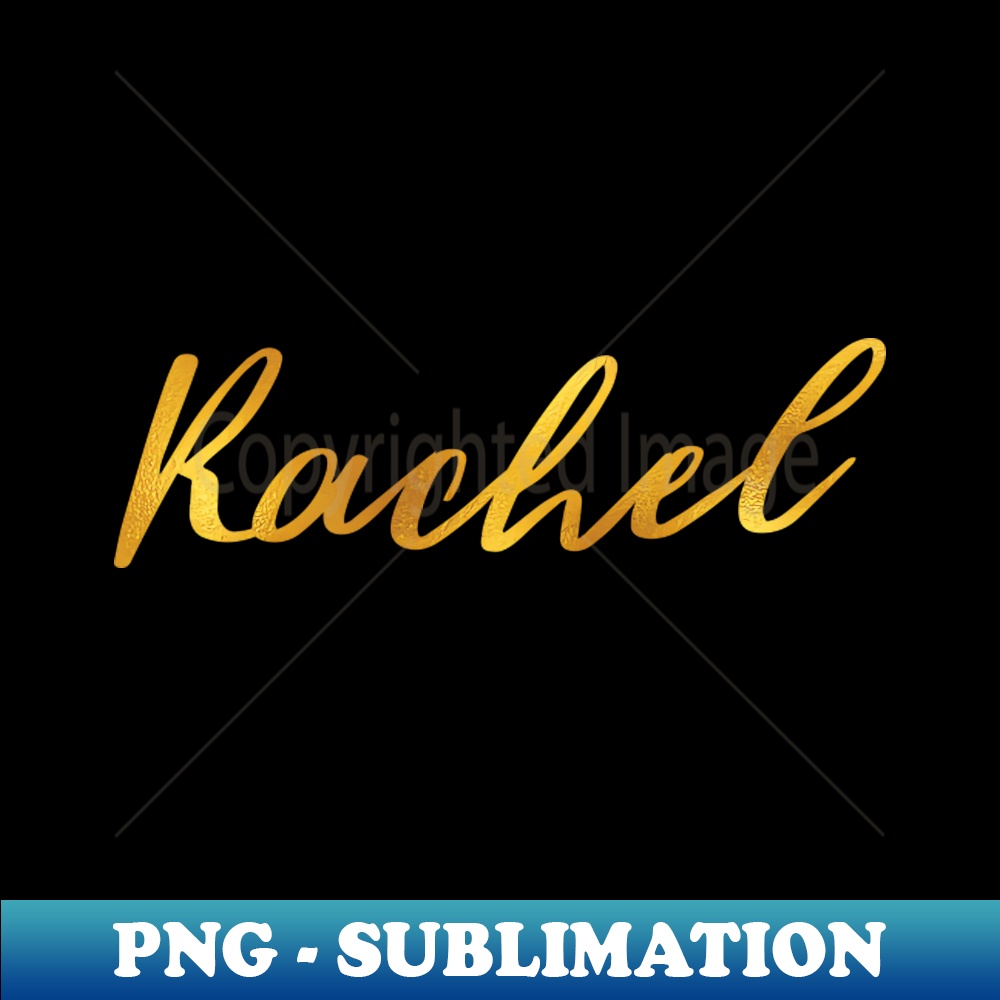 Rachel Name Hand Lettering in Faux Gold Letters - Vintage Su | Inspire ...
