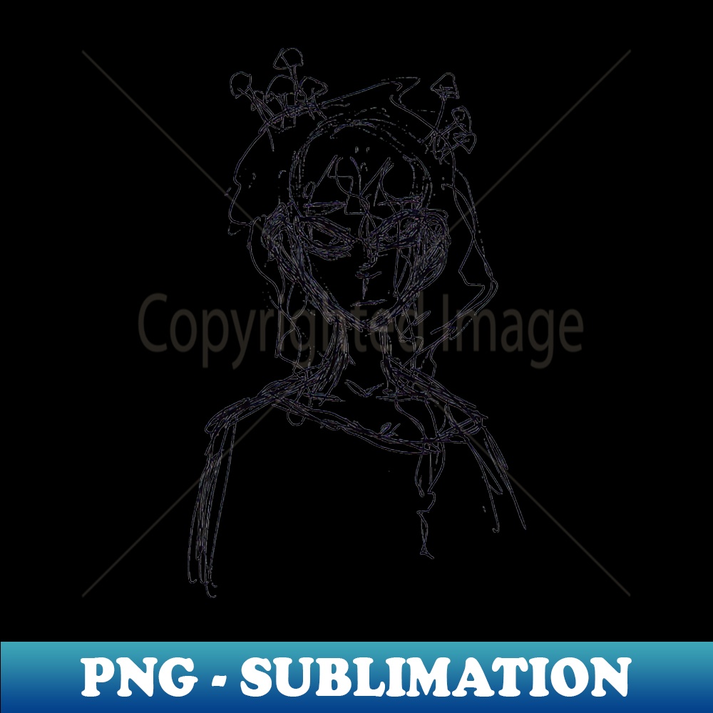 Swamp Girl - Black Outline - Aesthetic Sublimation Digital F | Inspire ...