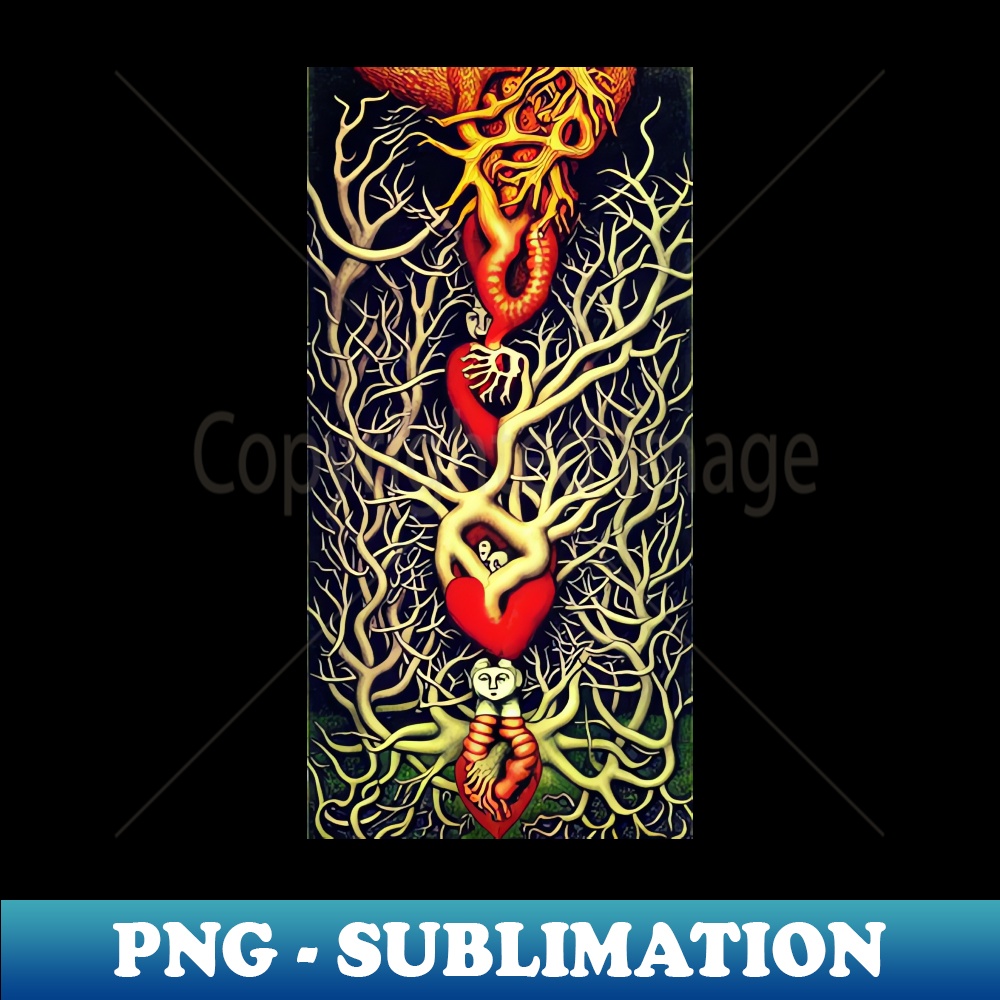 Mythical Heart Visceral Anatomical - Aesthetic Sublimation D | Inspire ...