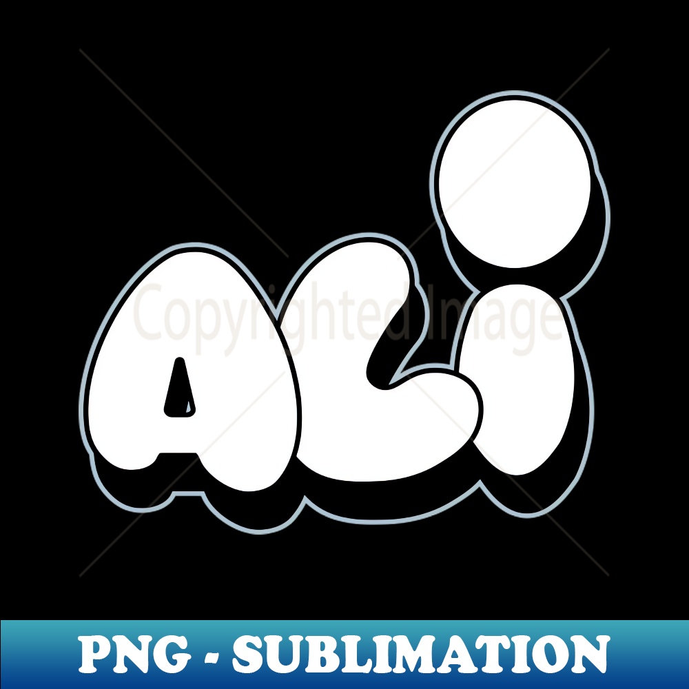 ALI name graffiti bubble writing style - PNG Transparent Dig | Inspire ...