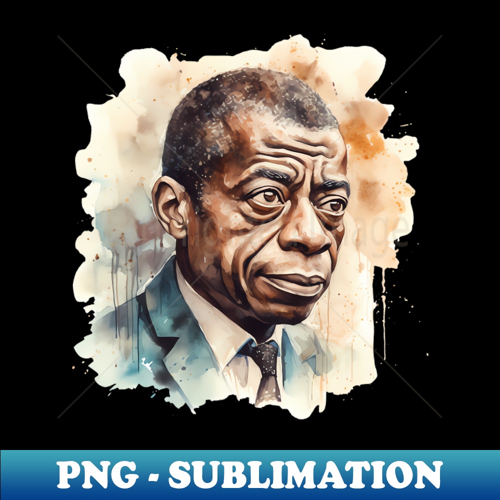James Baldwin Art Portrait for Black History Month - Vintage | Inspire ...
