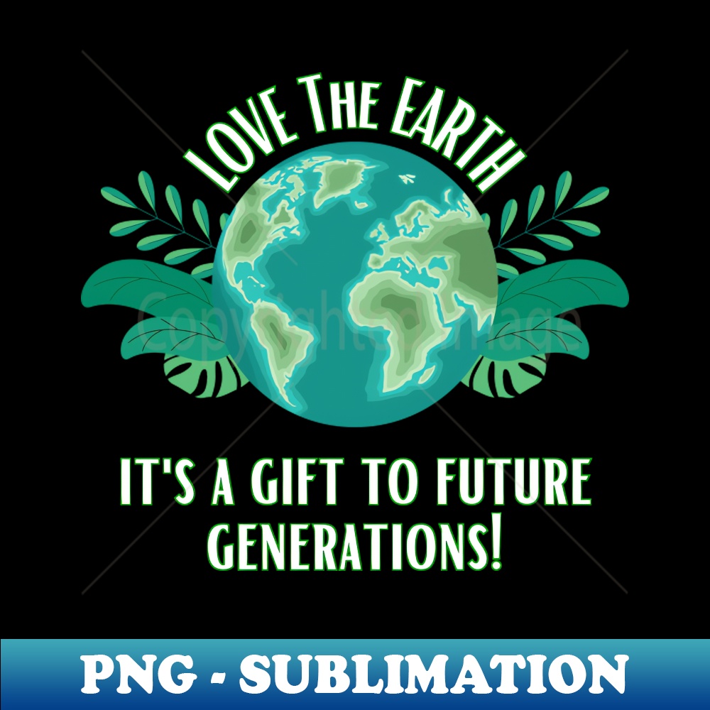 Love The Earth Its A Gift To Future Generations - PNG Transp | Inspire ...