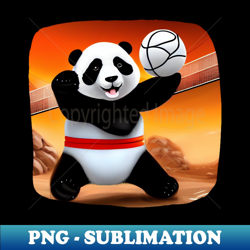 Cute panda Play Ball - Adorable Panda - Kawaii Panda - Artis | Inspire ...