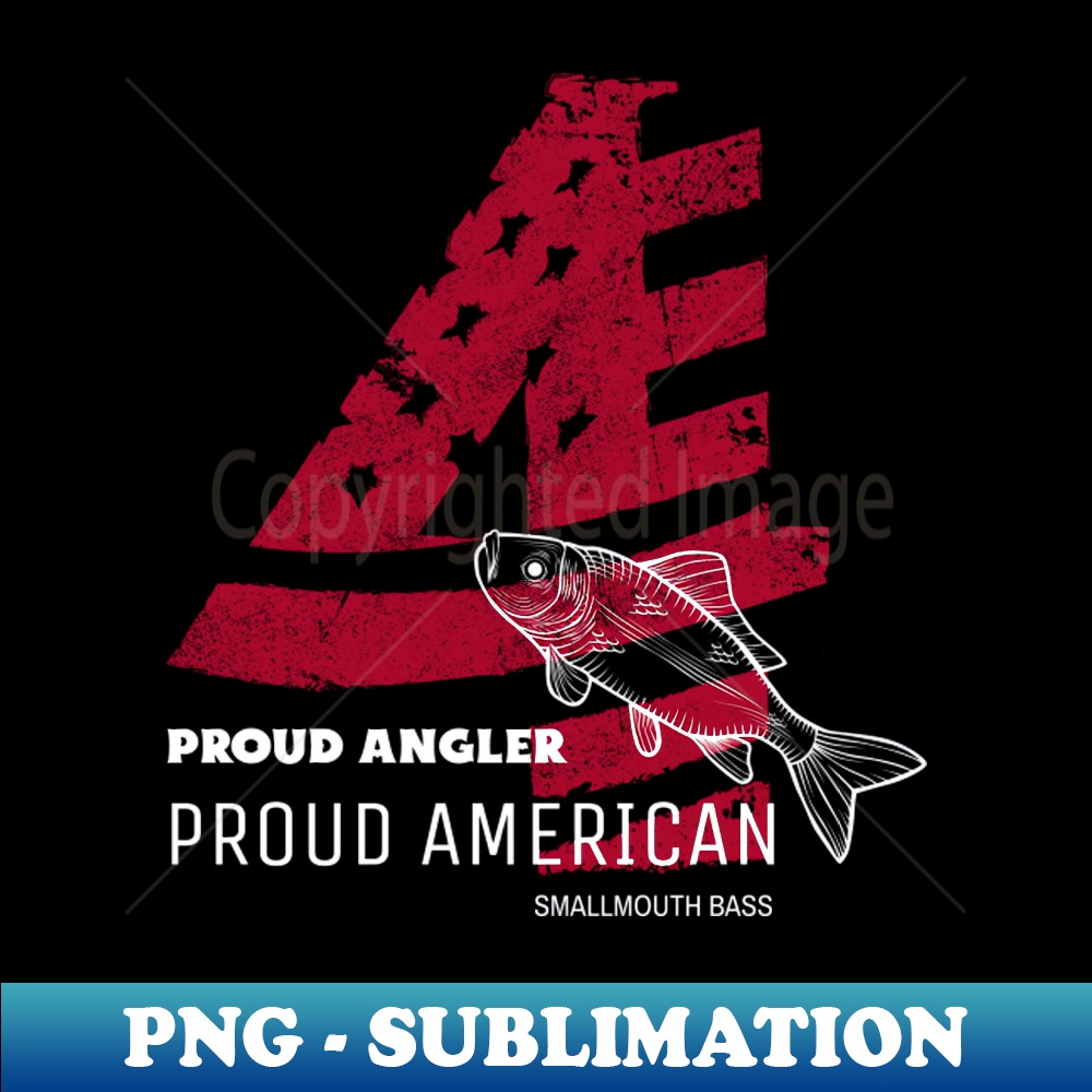 Proud Angler Proud American Smallmouth Bass 4th of July - Tr | Inspire ...