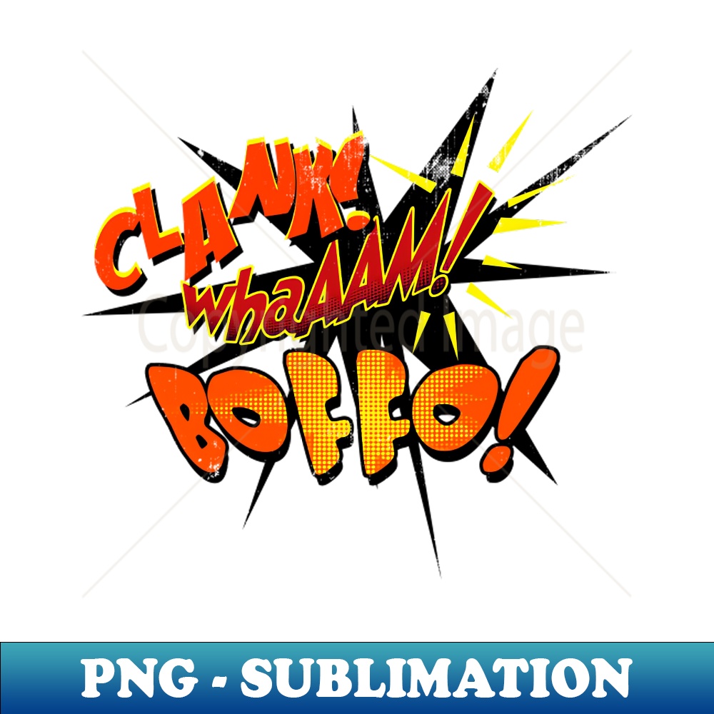 Super Hero Comic Book Onomatopoeia Clank Whaam Boffo - Insta | Inspire ...