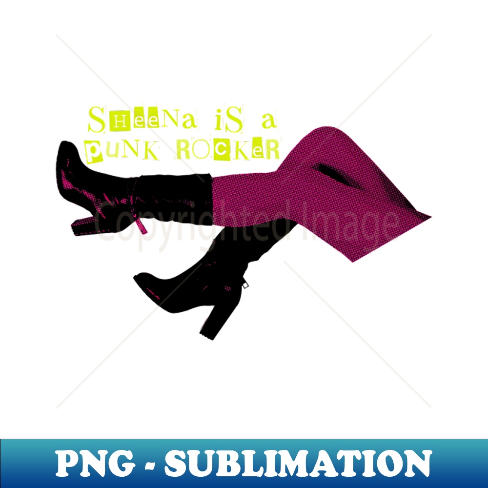 foot slice girl punk rocker - PNG Transparent Sublimation De | Inspire ...