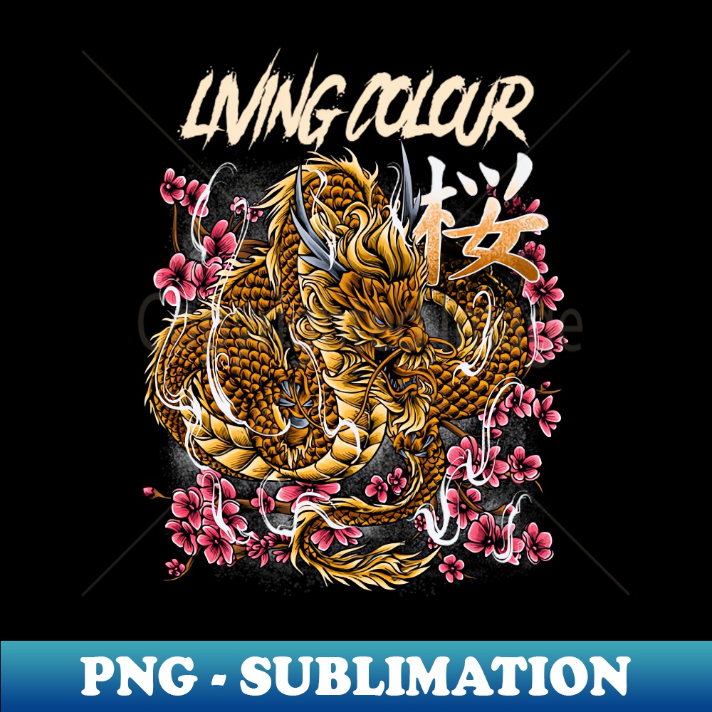 LIVING COLOUR BAND MERCHANDISE - Retro PNG Sublimation Digit | Inspire ...