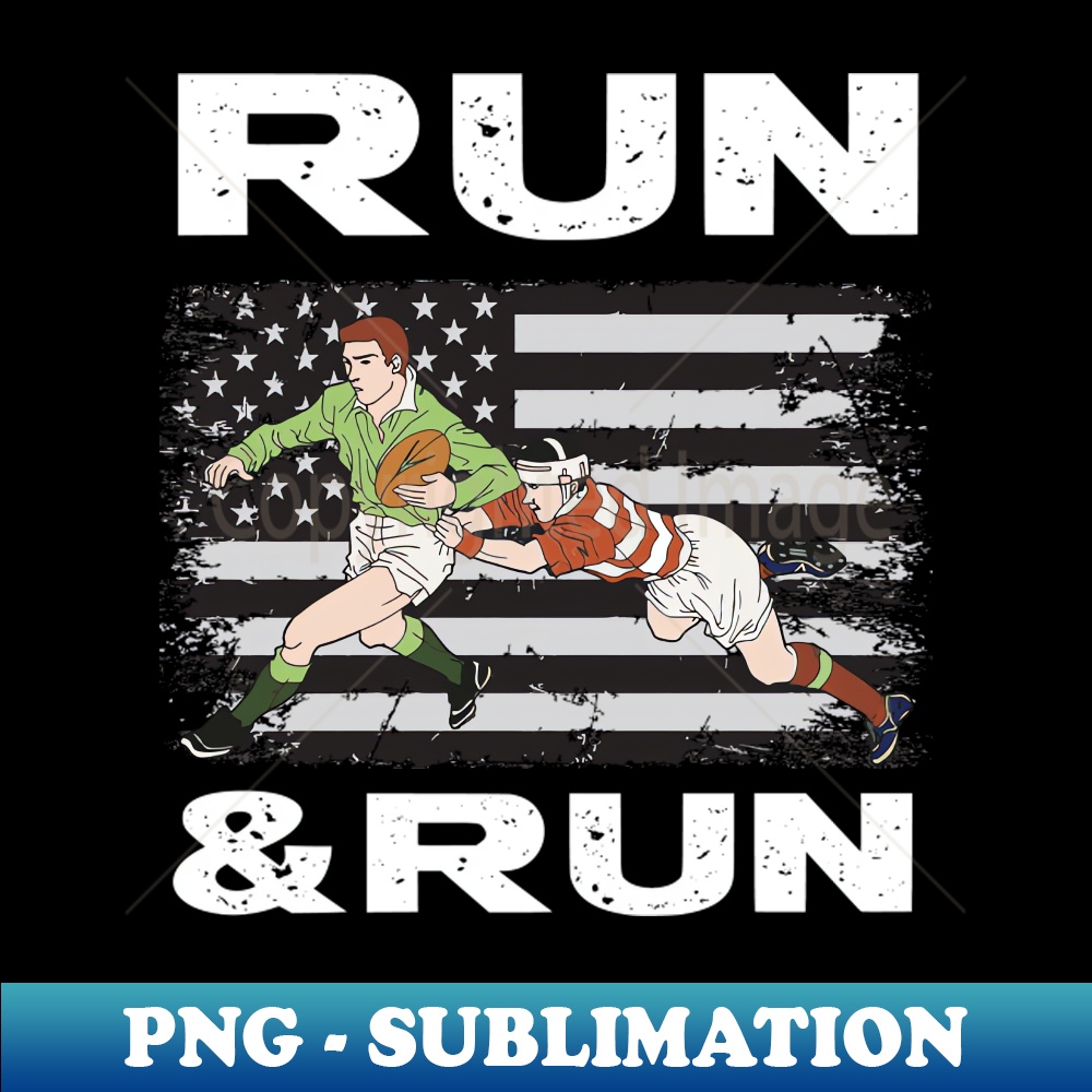 Run n run rugby - Premium PNG Sublimation File - Bring Your | Inspire ...