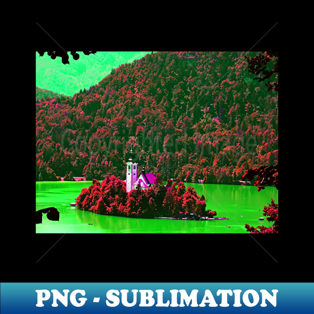 Slime lake - PNG Transparent Sublimation File - Boost Your S - Inspire ...