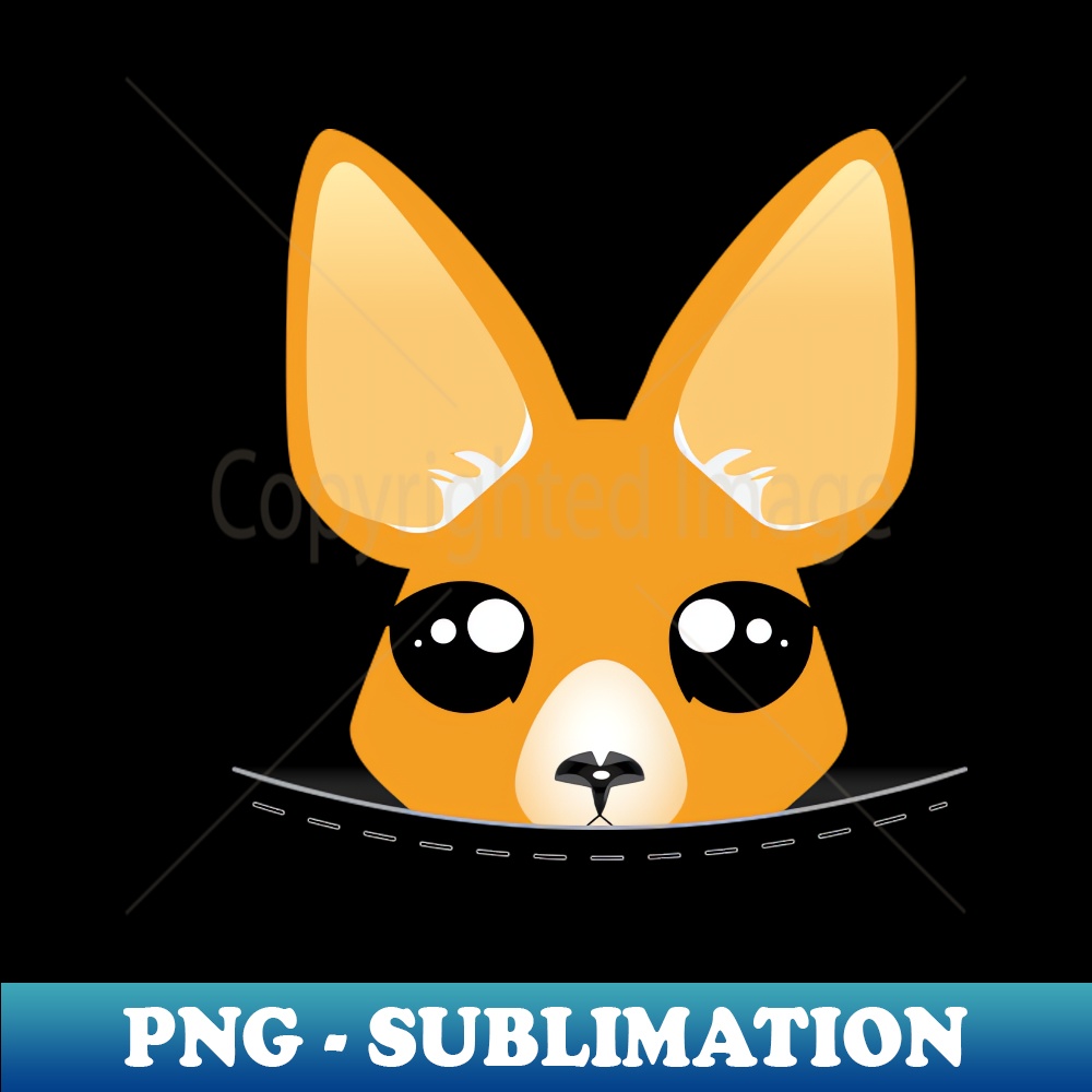 Cute Chibi Kangaroo popping out of Pocket - Vetor Design Pet | Inspire ...