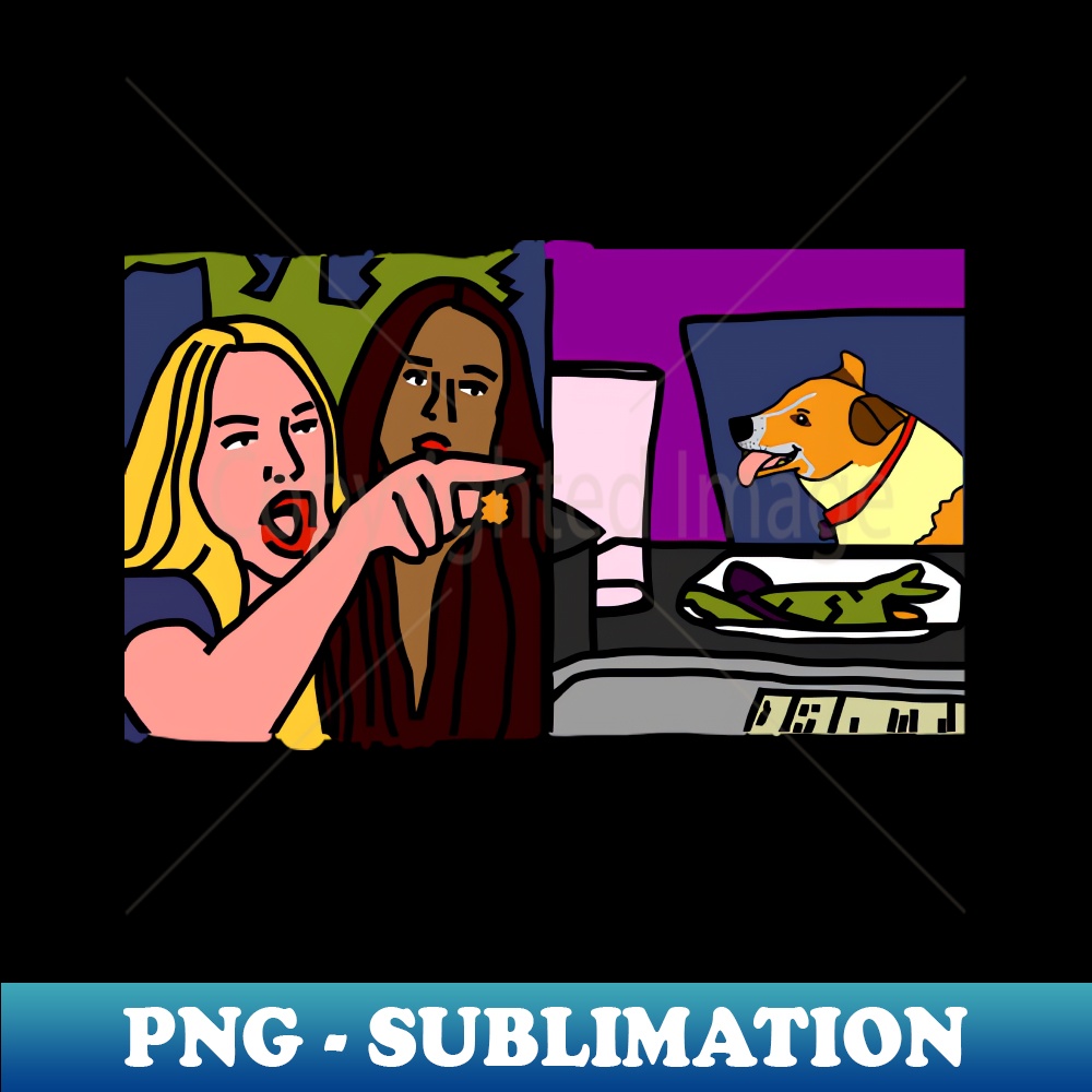 Woman Yelling at Cat Meme with Cute Dog - High-Quality PNG S | Inspire ...