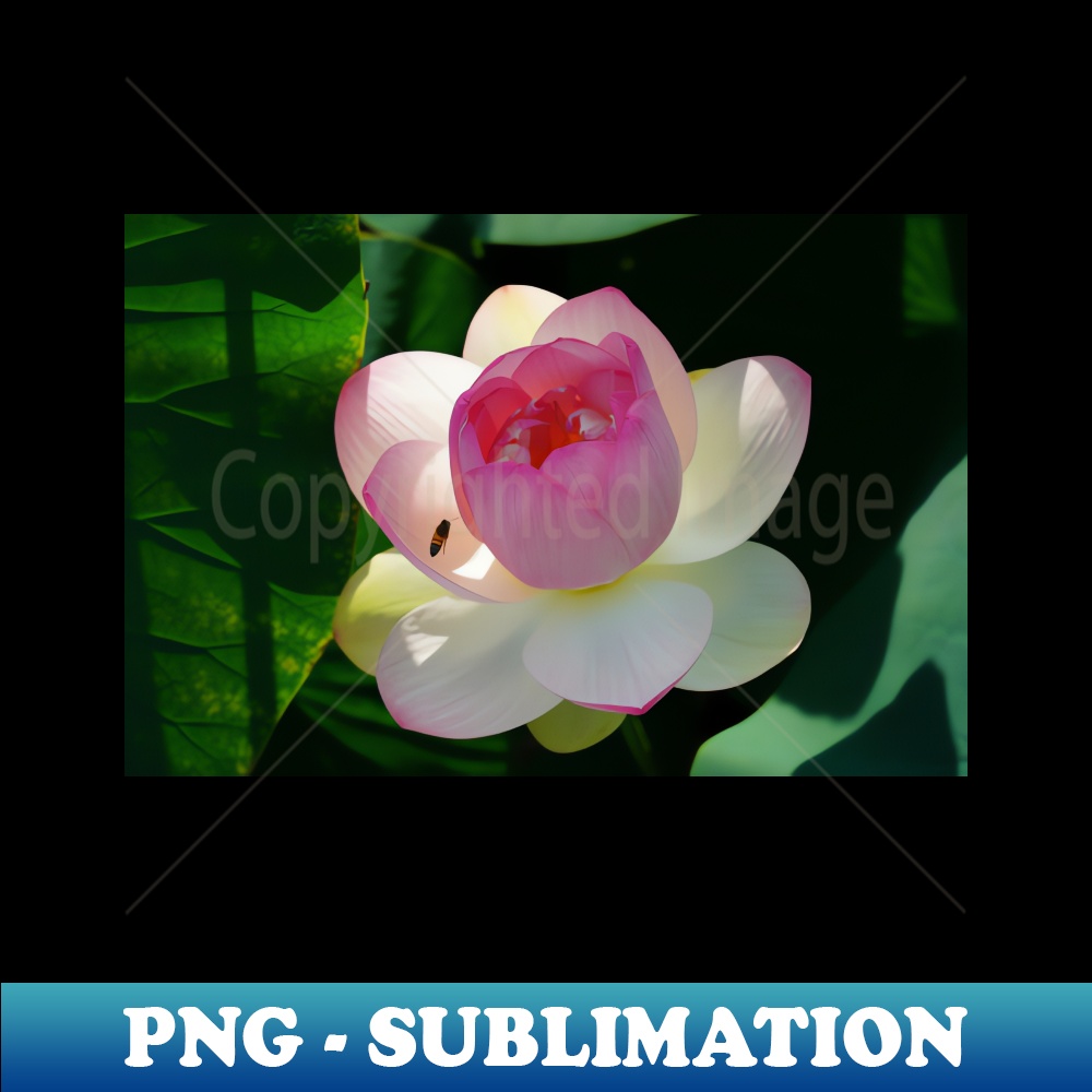 Sacred Lotus Flower - Trendy Sublimation Digital Download | Inspire Uplift