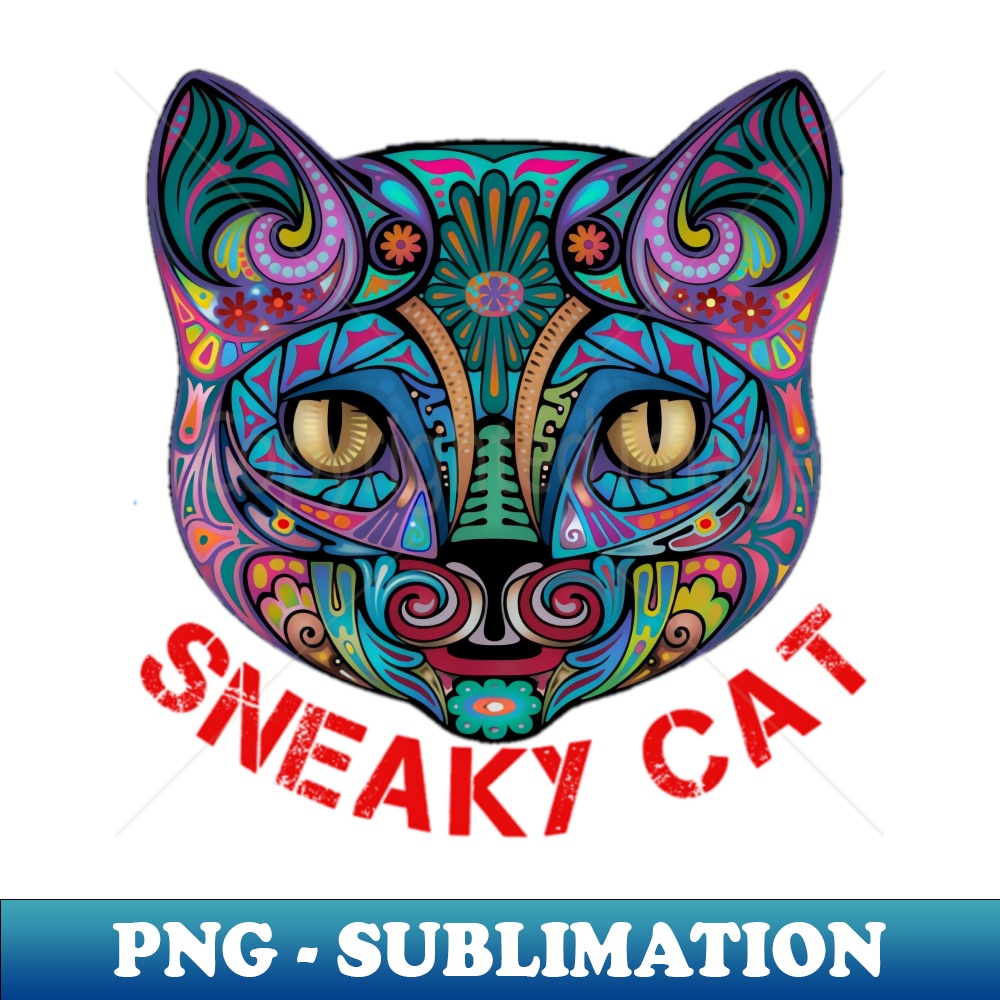 Sneaky Cat - PNG Transparent Digital Download File for Subli | Inspire ...