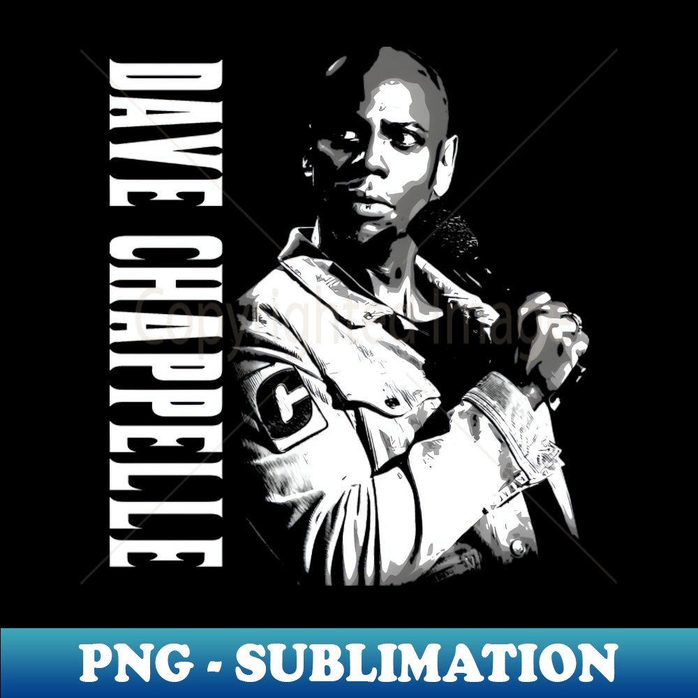 Dave Chapelle Black And White - PNG Transparent Digital Down | Inspire ...