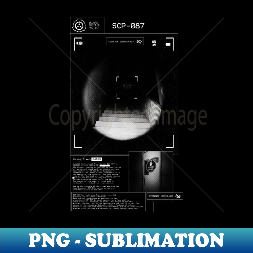 SCP-087 - Professional Sublimation Digital Download | Inspire Uplift