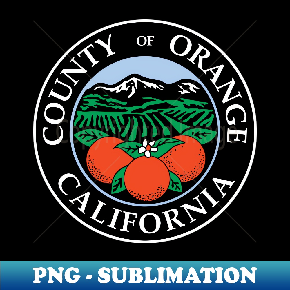 Orange County, California - Signature Sublimation PNG File | Inspire Uplift