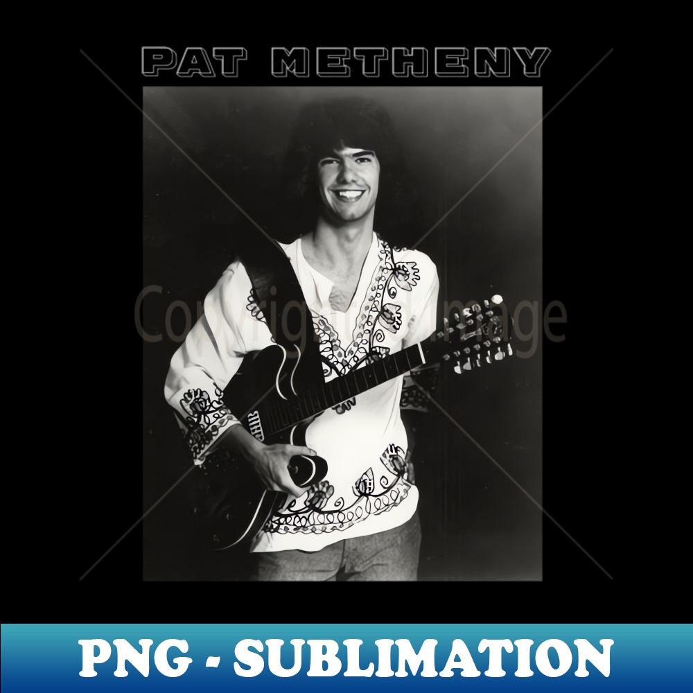 Pat Metheny - Signature Sublimation PNG File | Inspire Uplift