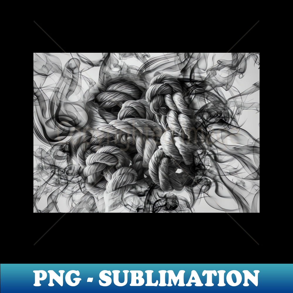 Rope knot smoke effect - PNG Transparent Sublimation Design | Inspire ...