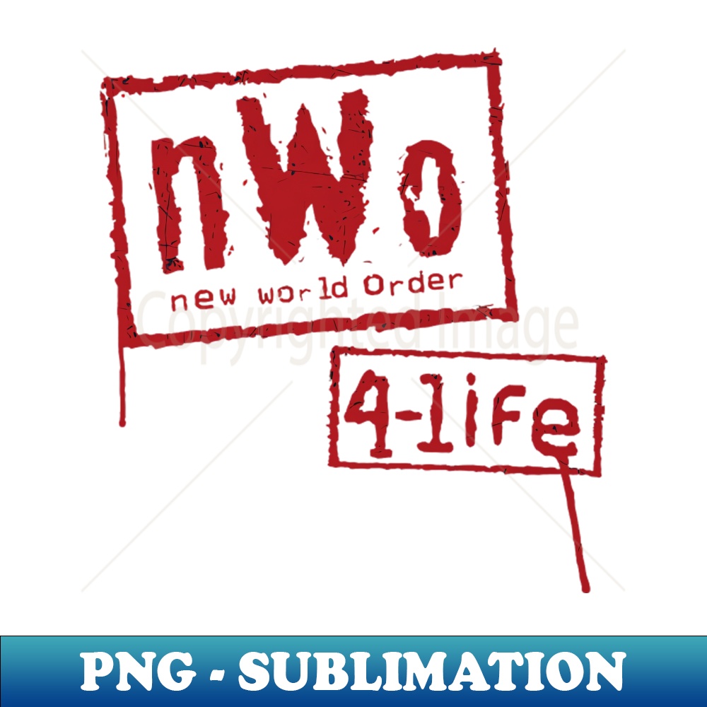 nWo 4-Life Red - PNG Sublimation Digital Download | Inspire Uplift