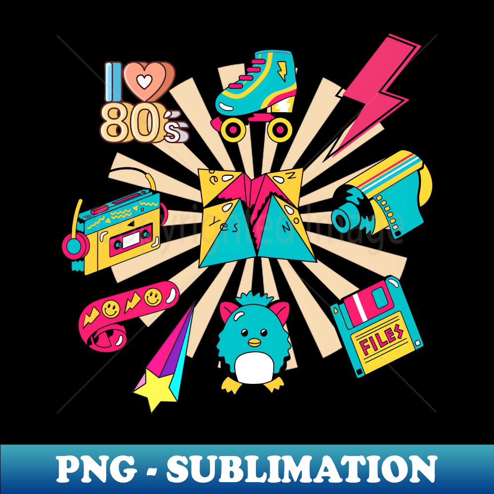 80s best of - PNG Sublimation Digital Download | Inspire Uplift