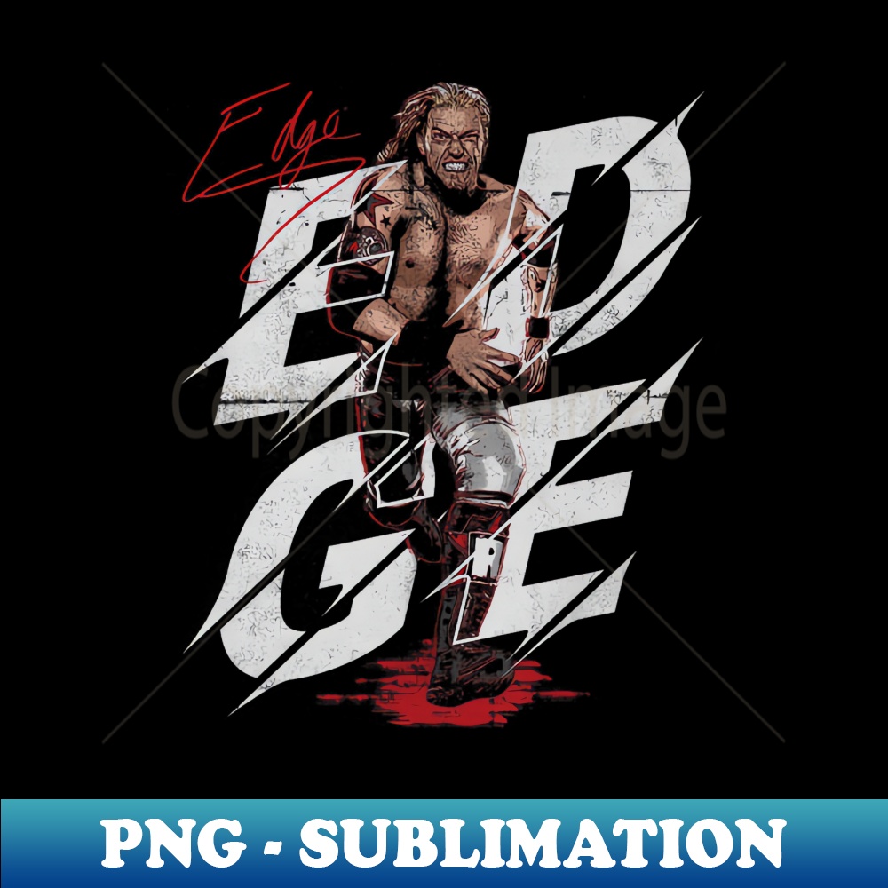 Edge Stacked Name - Signature Sublimation PNG File | Inspire Uplift