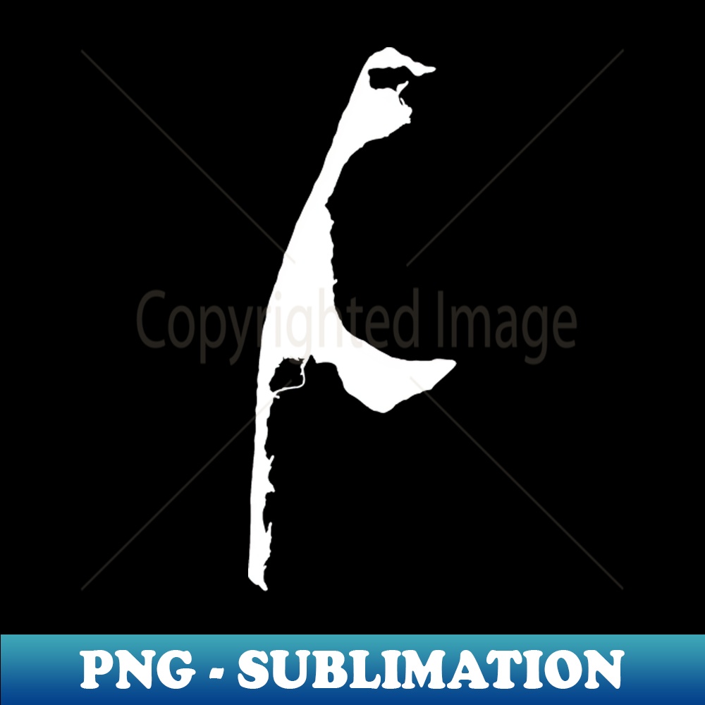 Sylt outline (White Version) - Modern Sublimation PNG File | Inspire Uplift