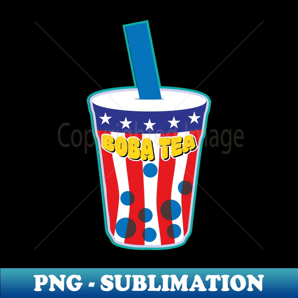 Patriotic Boba Tea Lover American Flag for 4th July - Instan | Inspire ...
